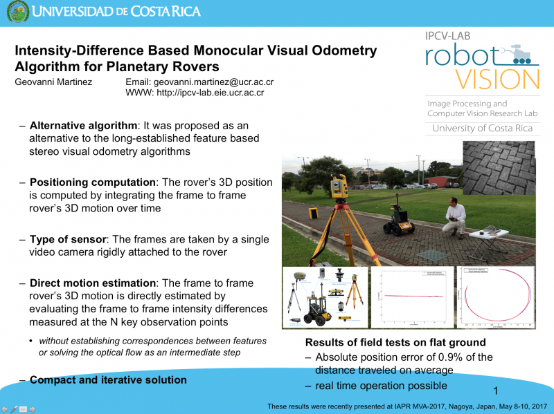 Visual Odometry | Image Processing and Computer Vision Research ... Visual Odometry | Image Processing and Computer Vision Research ...